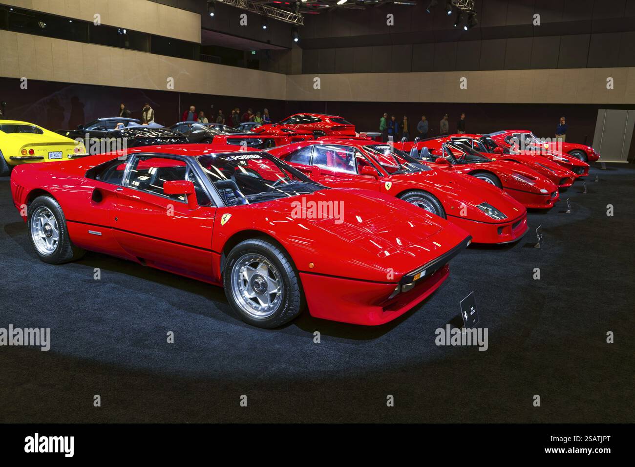Salon Automobile 2025, Ferrari collection, Convention Centre, Montreal ...