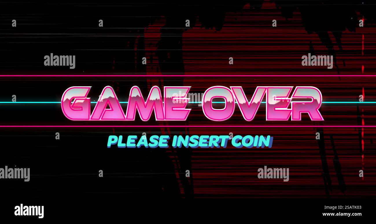 Red alert text animation over hi-res stock photography and images - Alamy