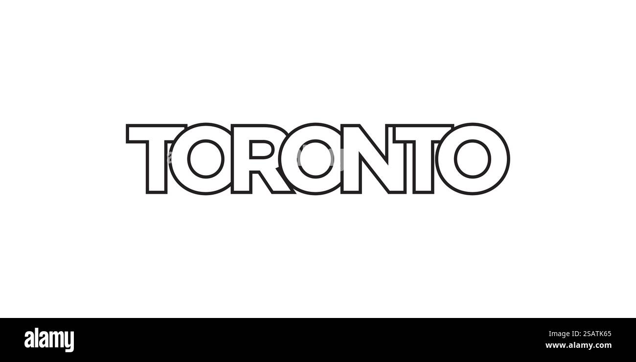 Toronto in the Canada emblem for print and web. Design features ...