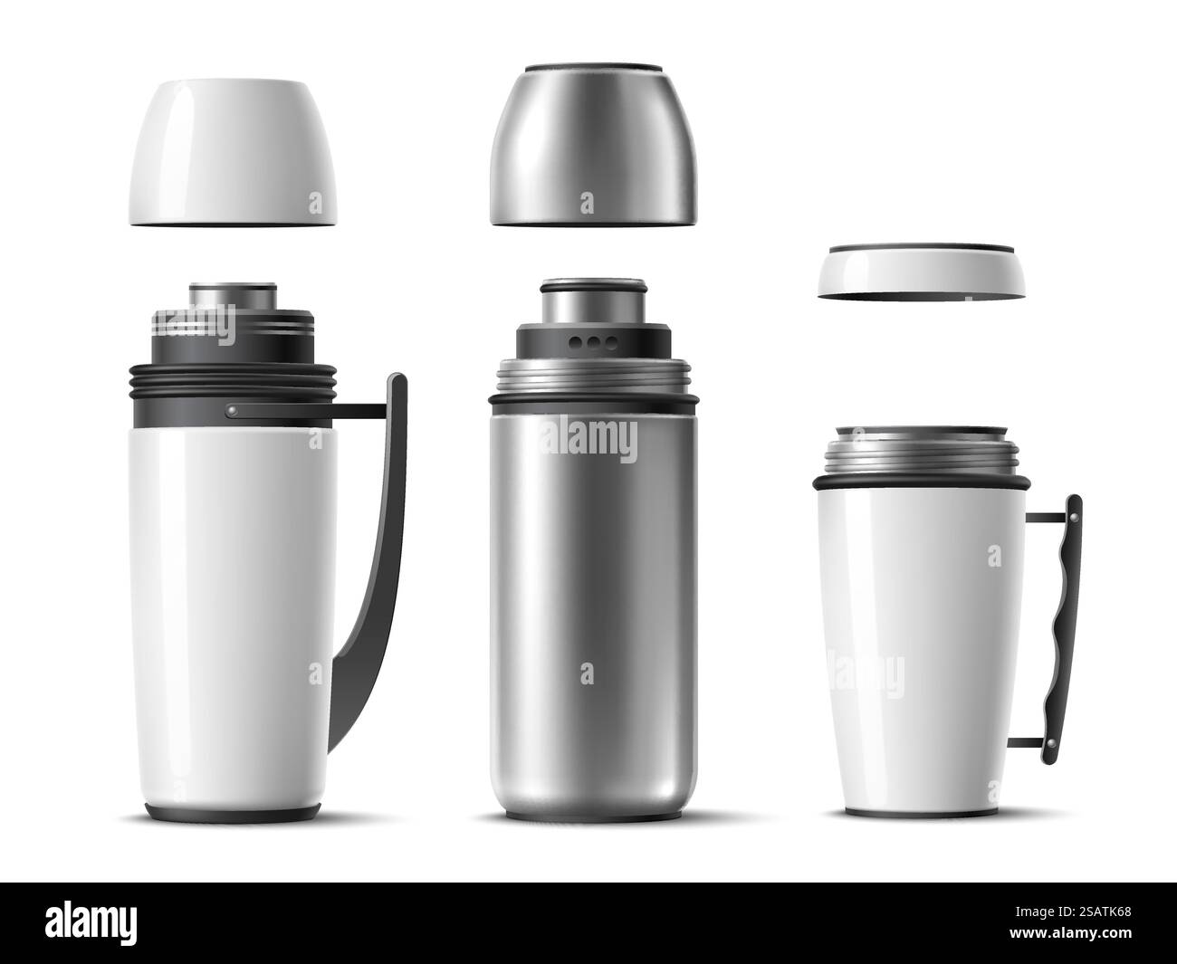 Thermo flasks Stock Vector Images - Alamy
