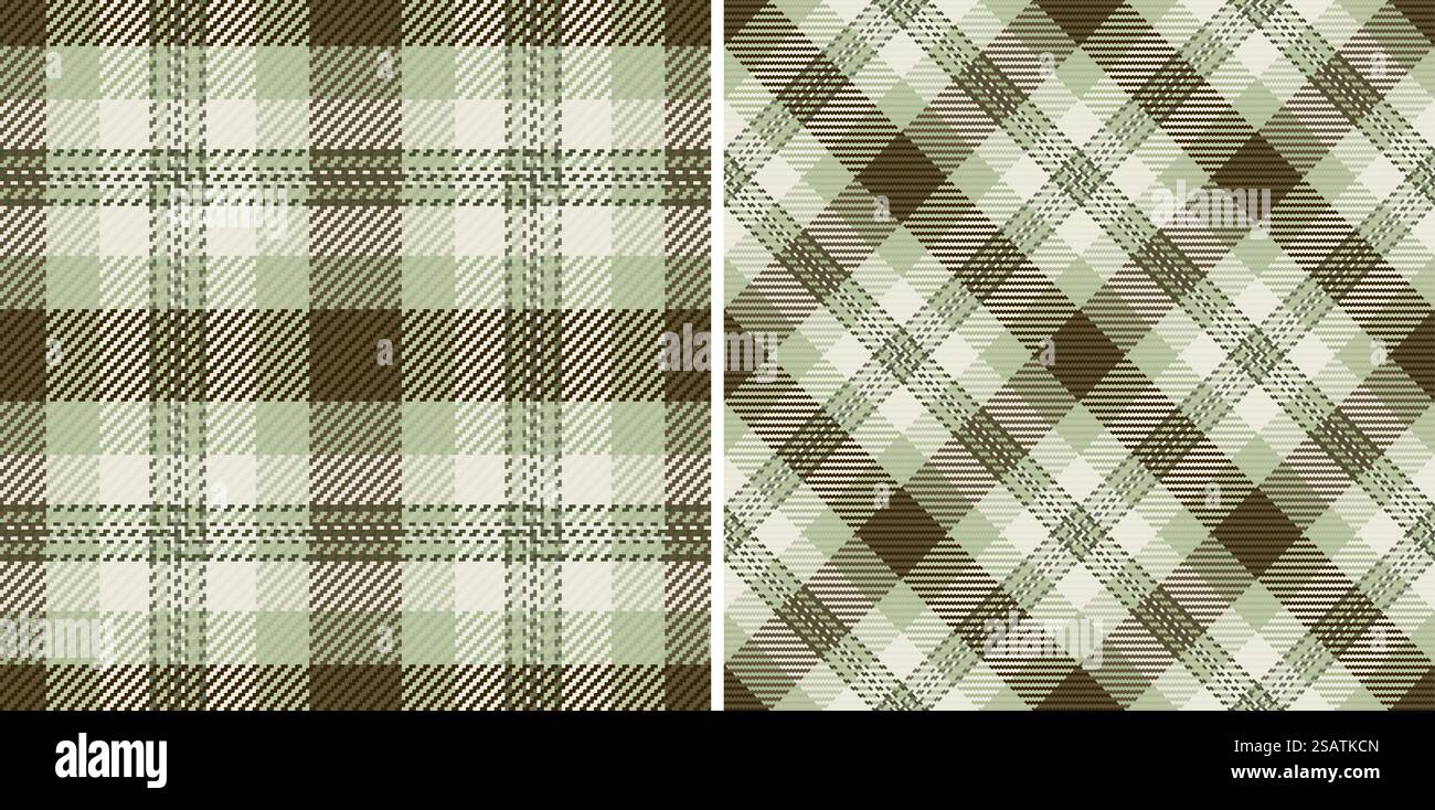 Textile texture plaid of vector check fabric with a seamless tartan ...