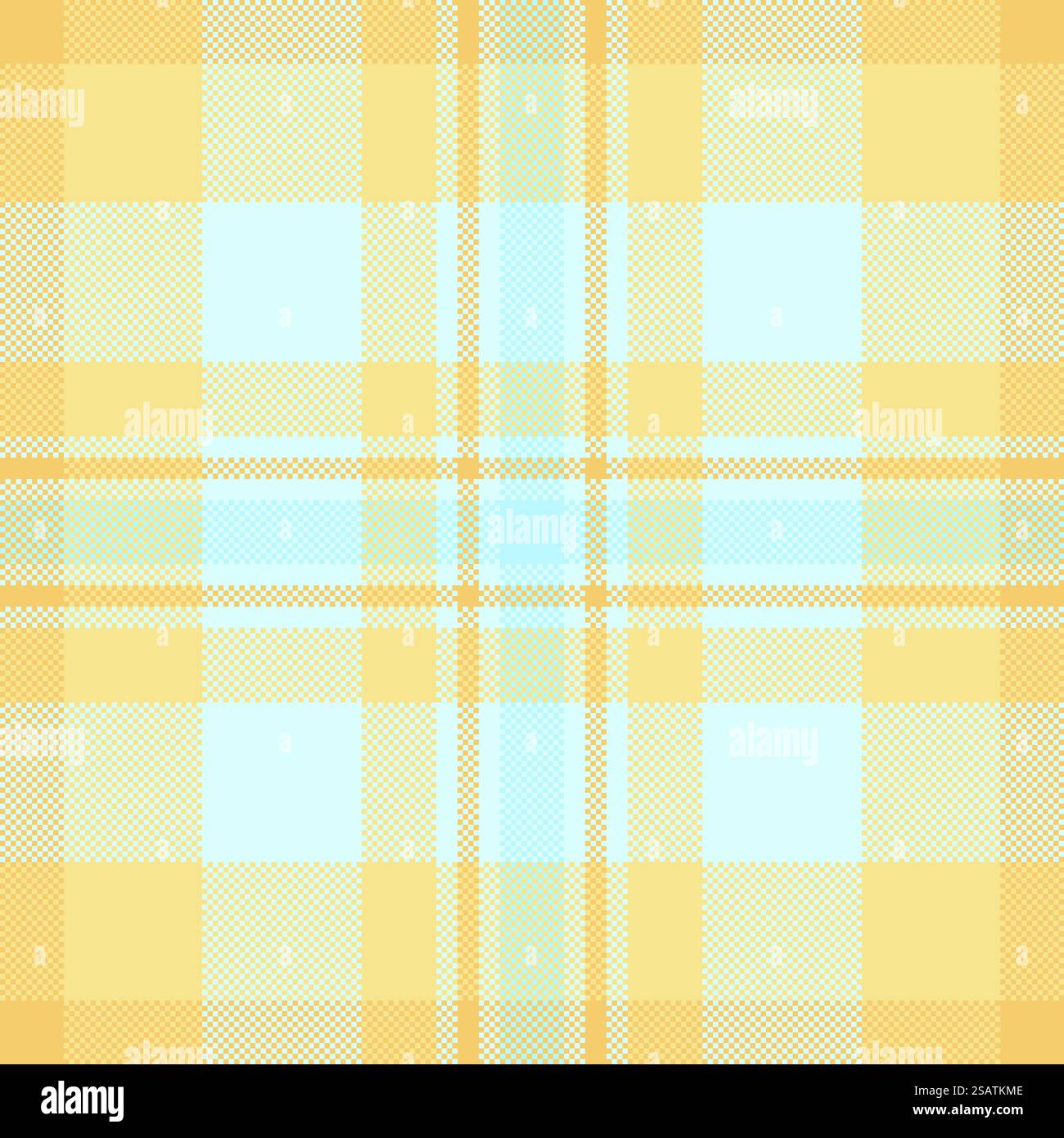 Spring check texture seamless, linen fabric pattern vector. New year ...