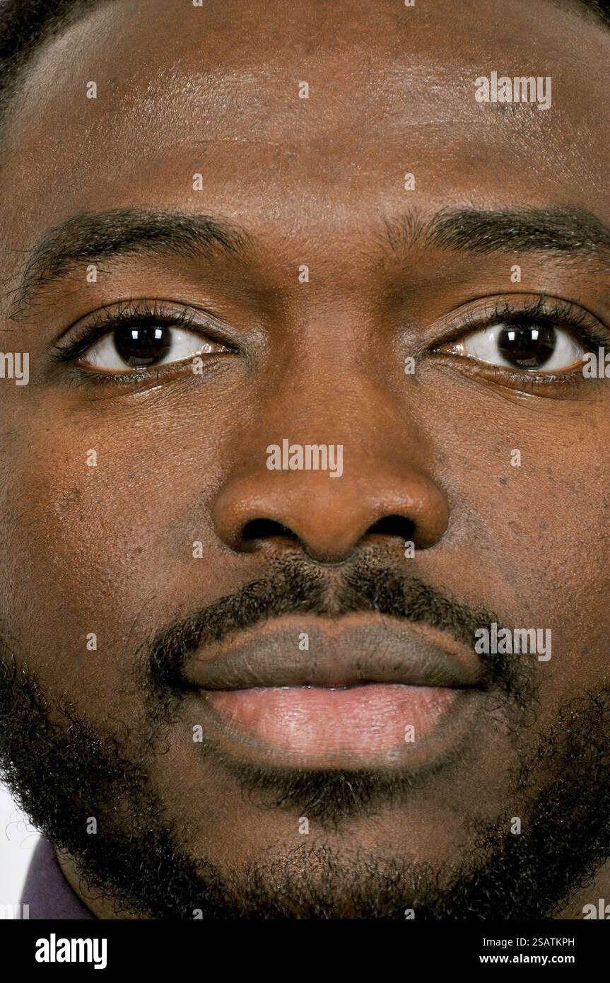 An attractive handsome African American black man Stock Photo - Alamy