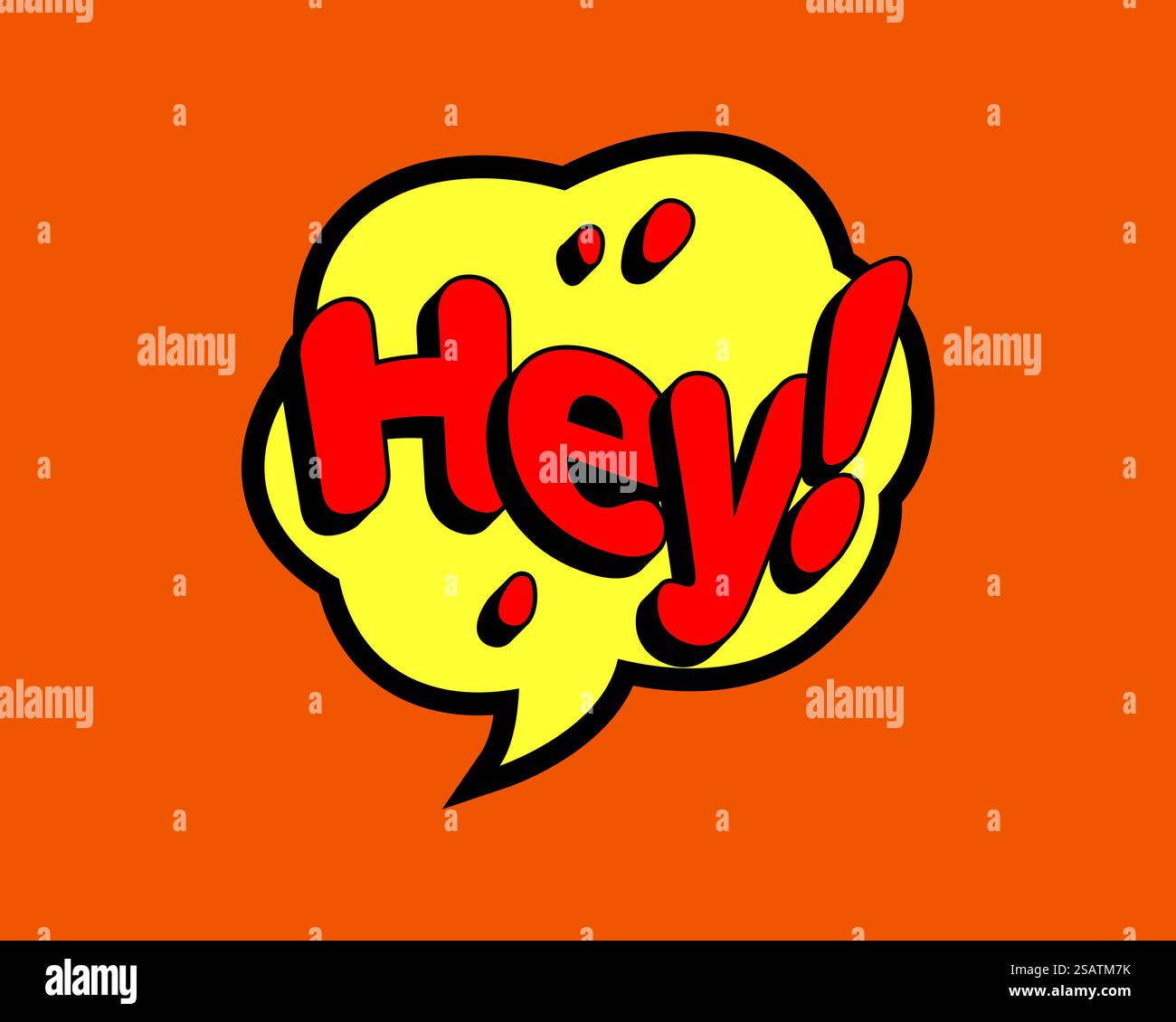Comic style vector cool sticker. Bubble label, speech sticker with word ...