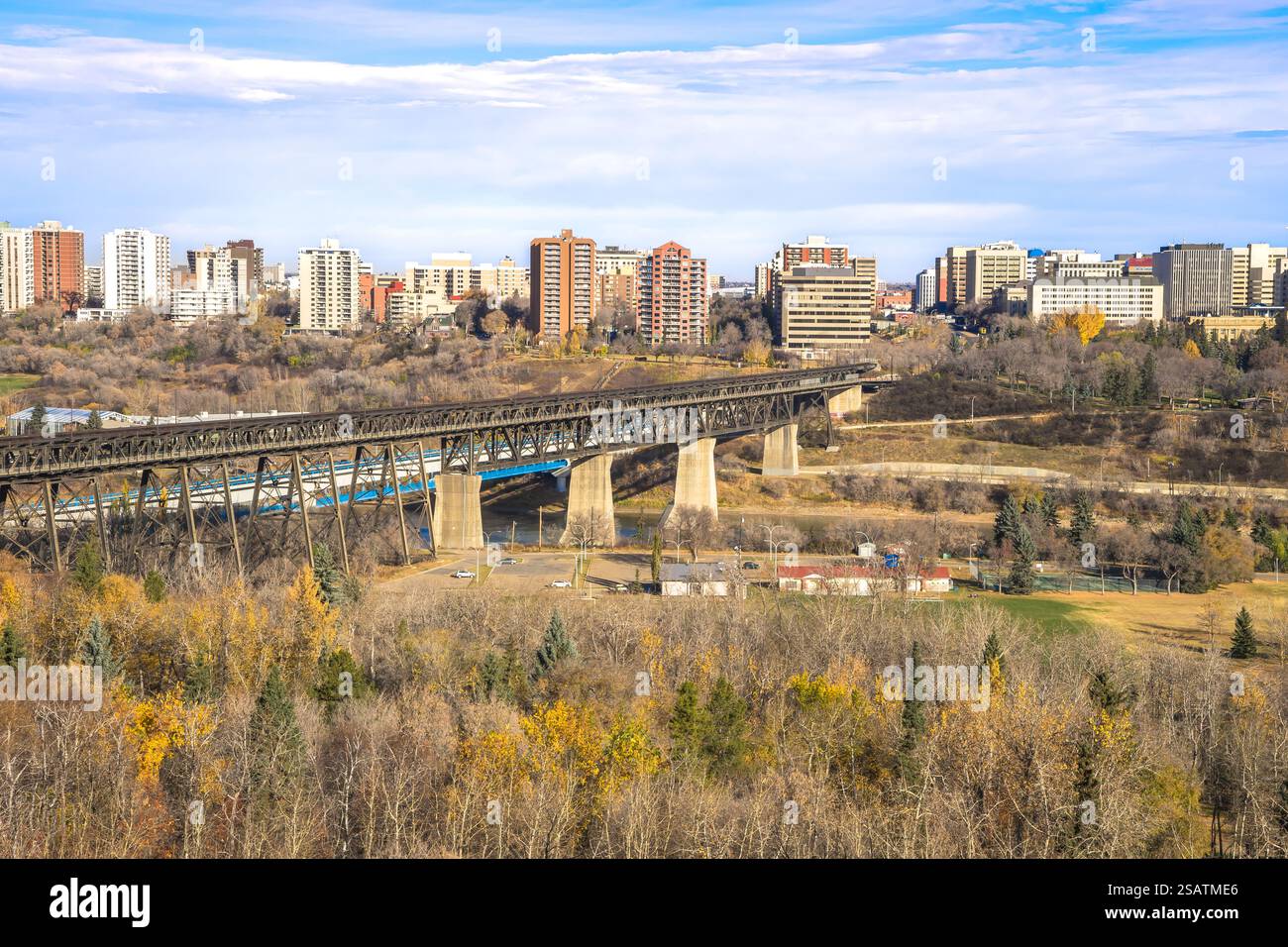 Edmonton high level bridge in fall season Stock Photo - Alamy