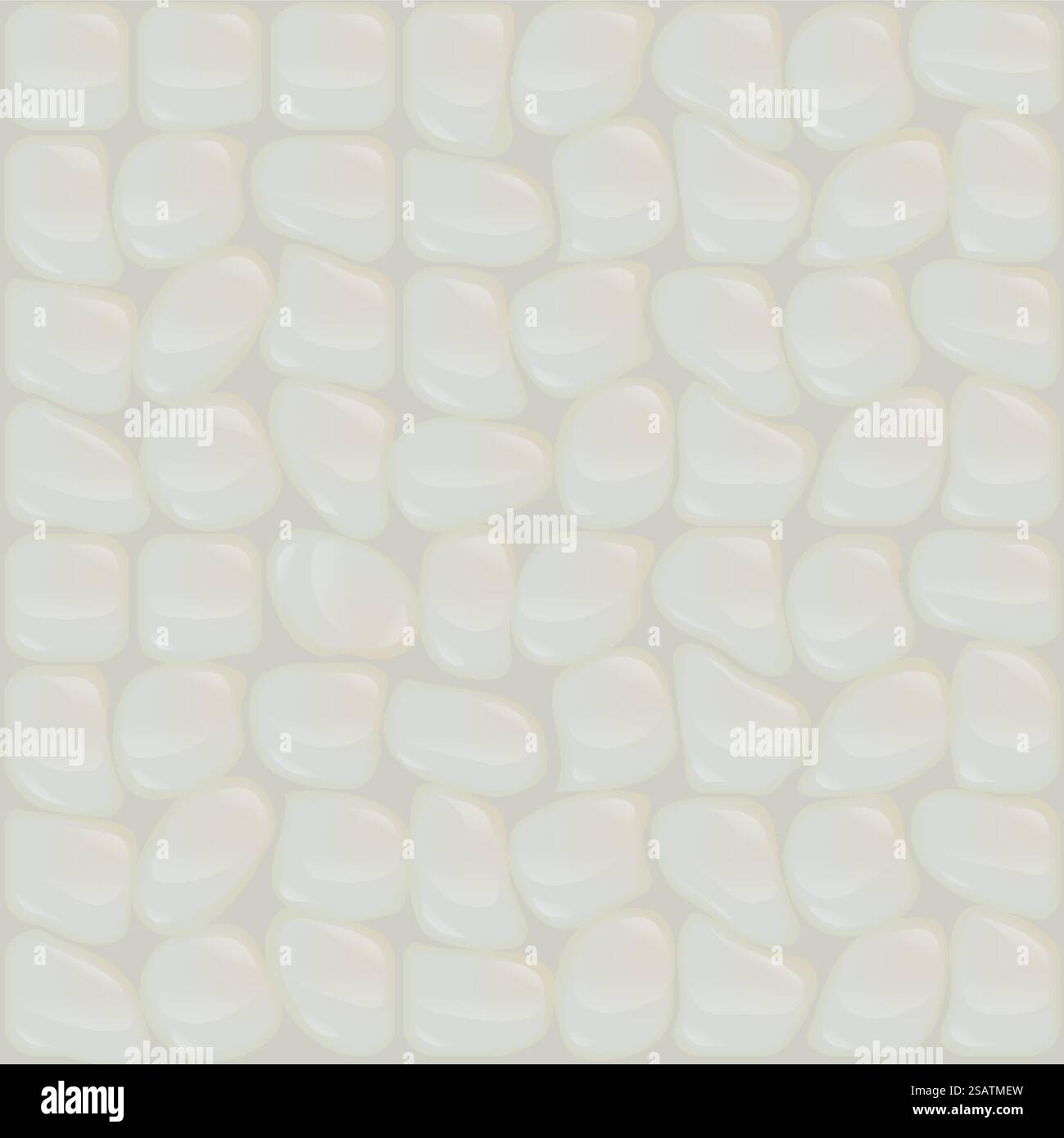 Pearl stones seamless texture. Vector illustration.. Pearl stones ...