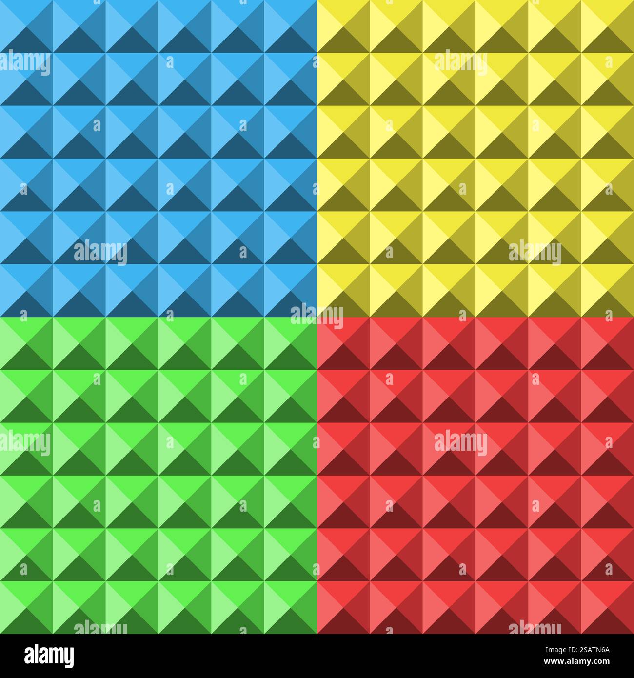 colors pyramid seamless pattern. vector illustration. colors pyramid ...