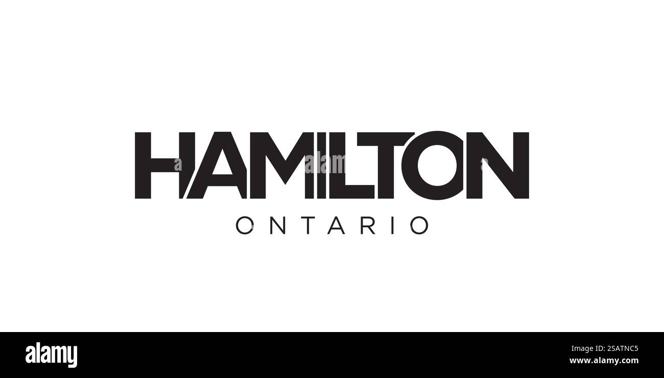Hamilton in the Canada emblem for print and web. Design features ...