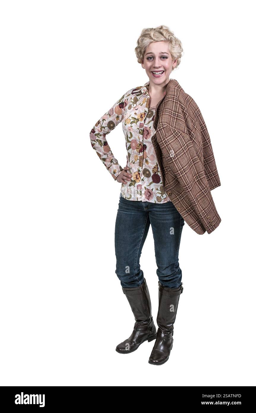 Person riding horse in Cut Out Stock Images & Pictures - Alamy