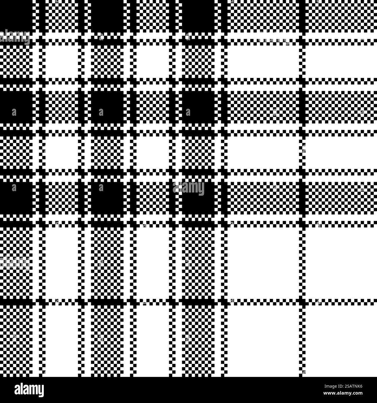 Pride of scotland tartan check plaid pixel seamless pattern. Vector ...