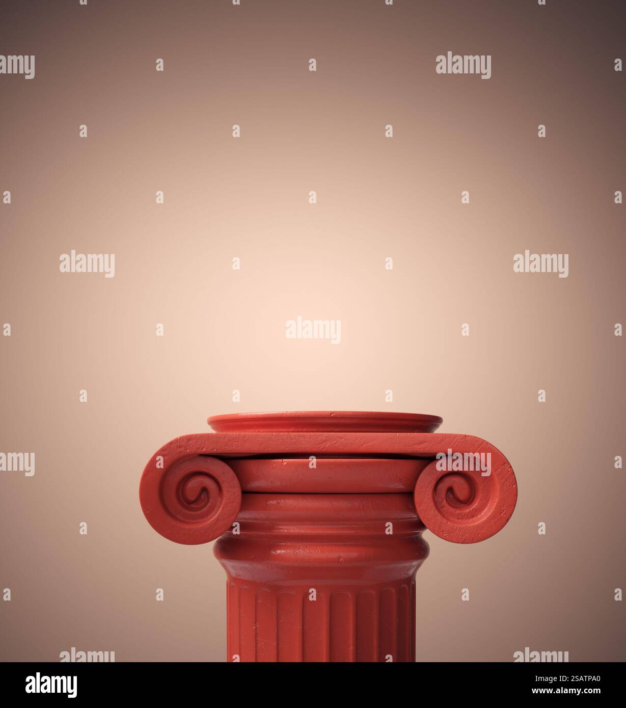 Pillar column ancient. This is a 3d render illustration Stock Photo - Alamy
