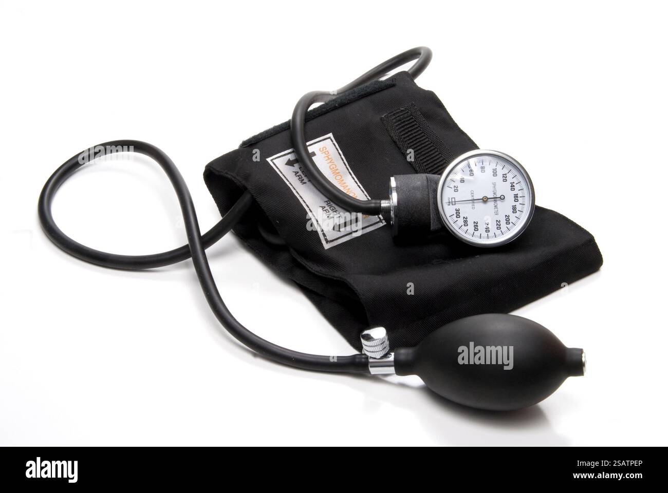 A professional blood pressure tool known as a Sphygmomanometer Stock Photo - Alamy