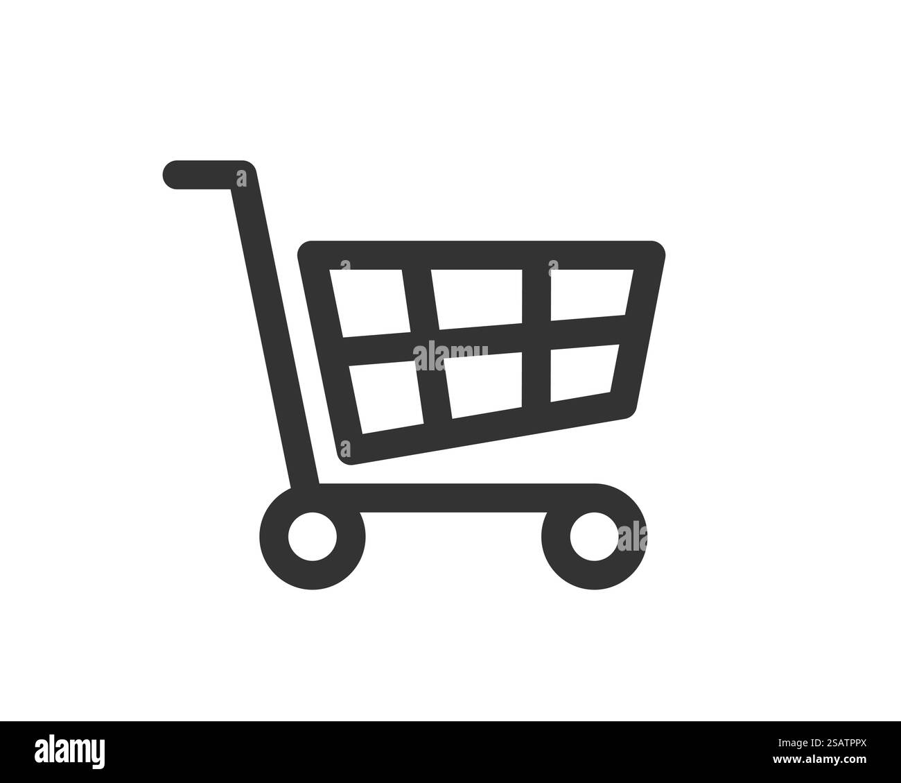 shopping cart icon vector Stock Vector Image & Art - Alamy