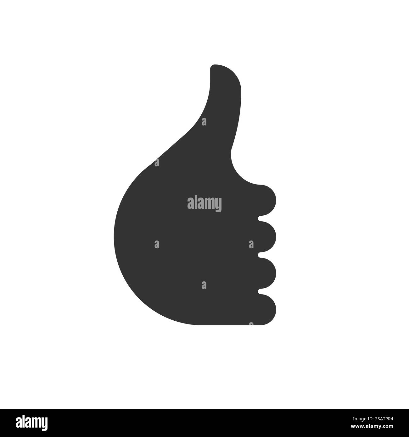 Like symbol thumb up hand icon. Vector illustration.. Like symbol thumb ...