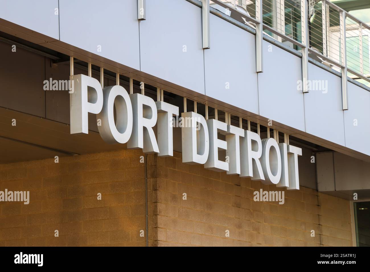 Detroit, Michigan, USA - September 21, 2022: The Port of Detroit is the ...
