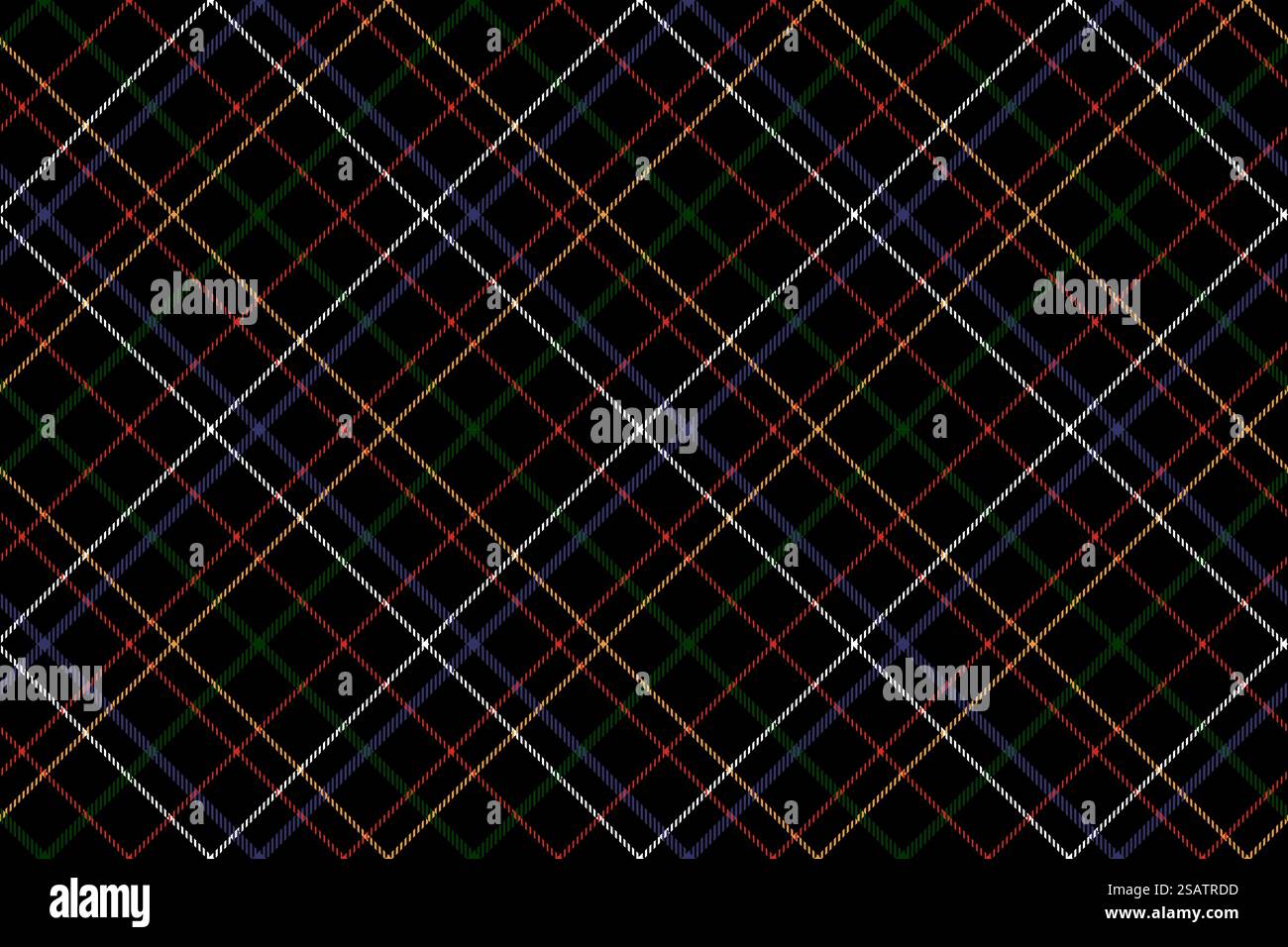 Check black diagonal fabric texture seamless pattern. Vector ...
