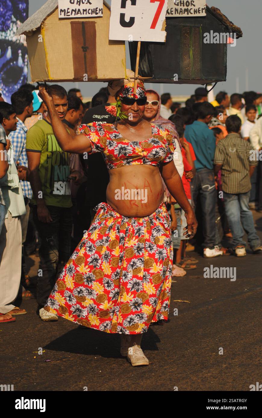 LGBTQ pride at the Goa Carnival in Panjim. This is Goa's Mardi Gras and ...