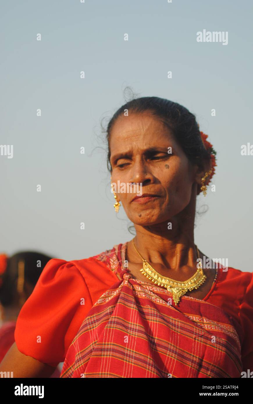 Traditional dancers at the Goa Carnival in Panjim, India. This is Goa's ...