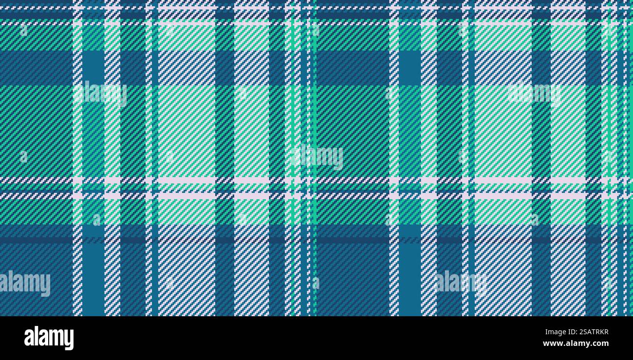 Stitch tartan texture vector, infinity pattern fabric background ...