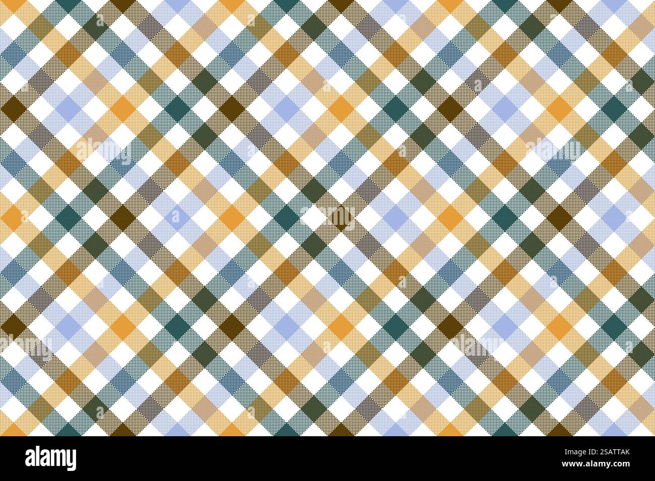 Colored diagonal check seamless pattern. Vector illustration.. Colored ...