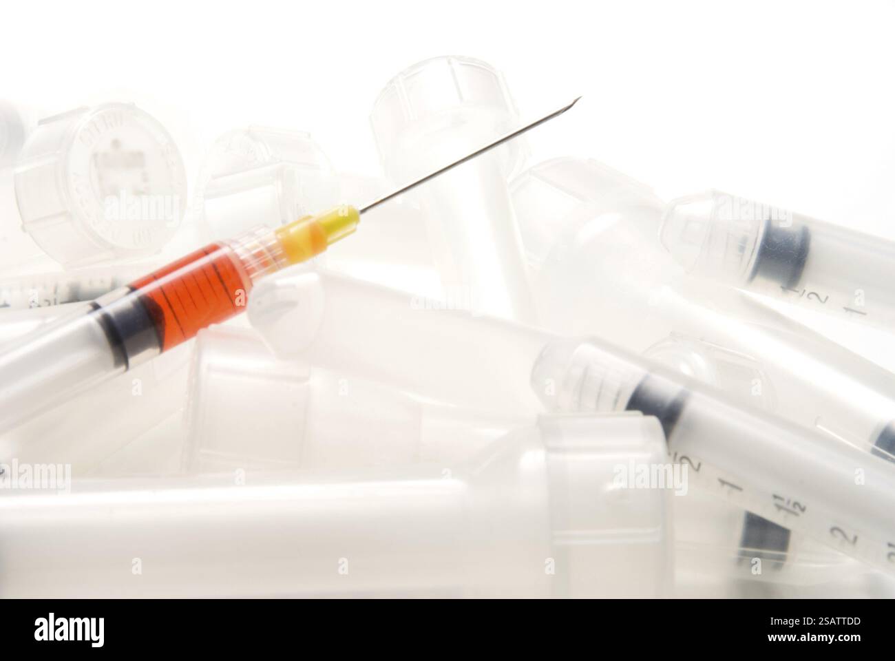 A set of syringes ready for medications Stock Photo - Alamy