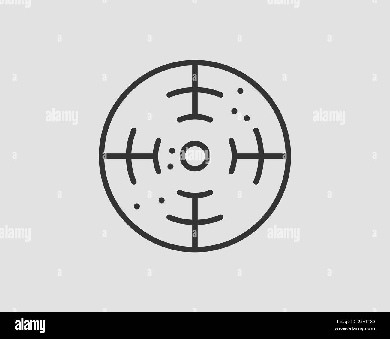Round target vector Black and White Stock Photos & Images - Alamy