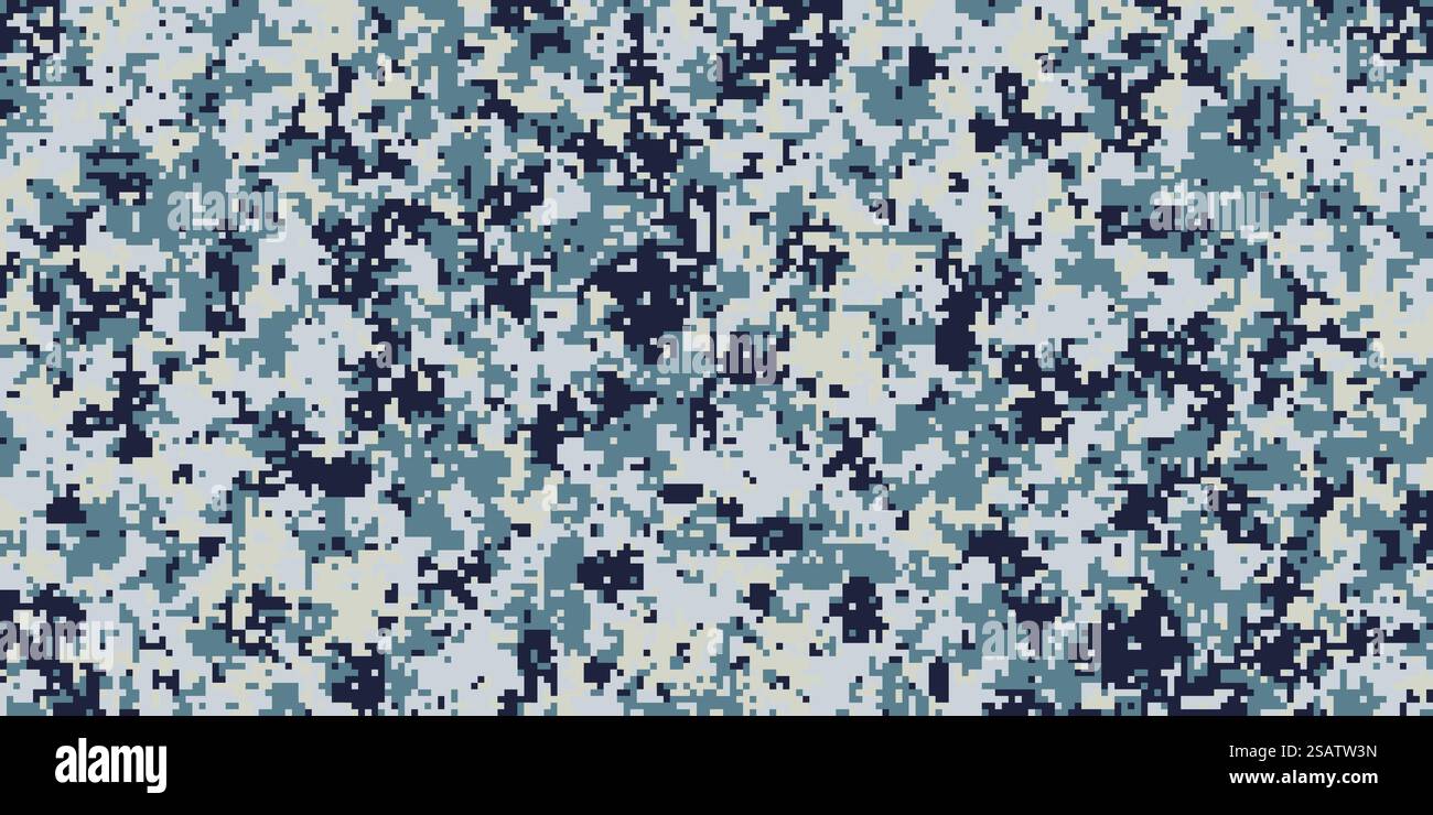 Pixel camouflage for a soldier army uniform. Modern camo fabric design ...