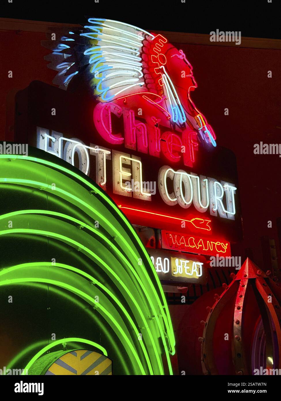 The Neon Museum, Neon Sign Cemetery, Las Vegas, Nevada, USA, North ...