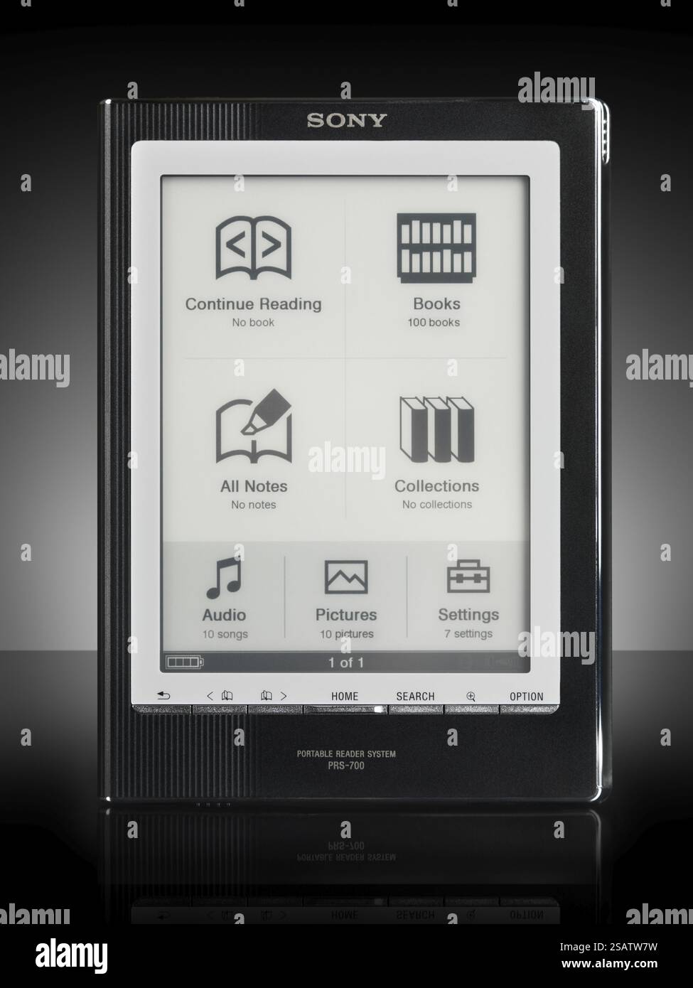 Sony Reader. PRS-700 Portable Reader System. Touch screen e-book device ...