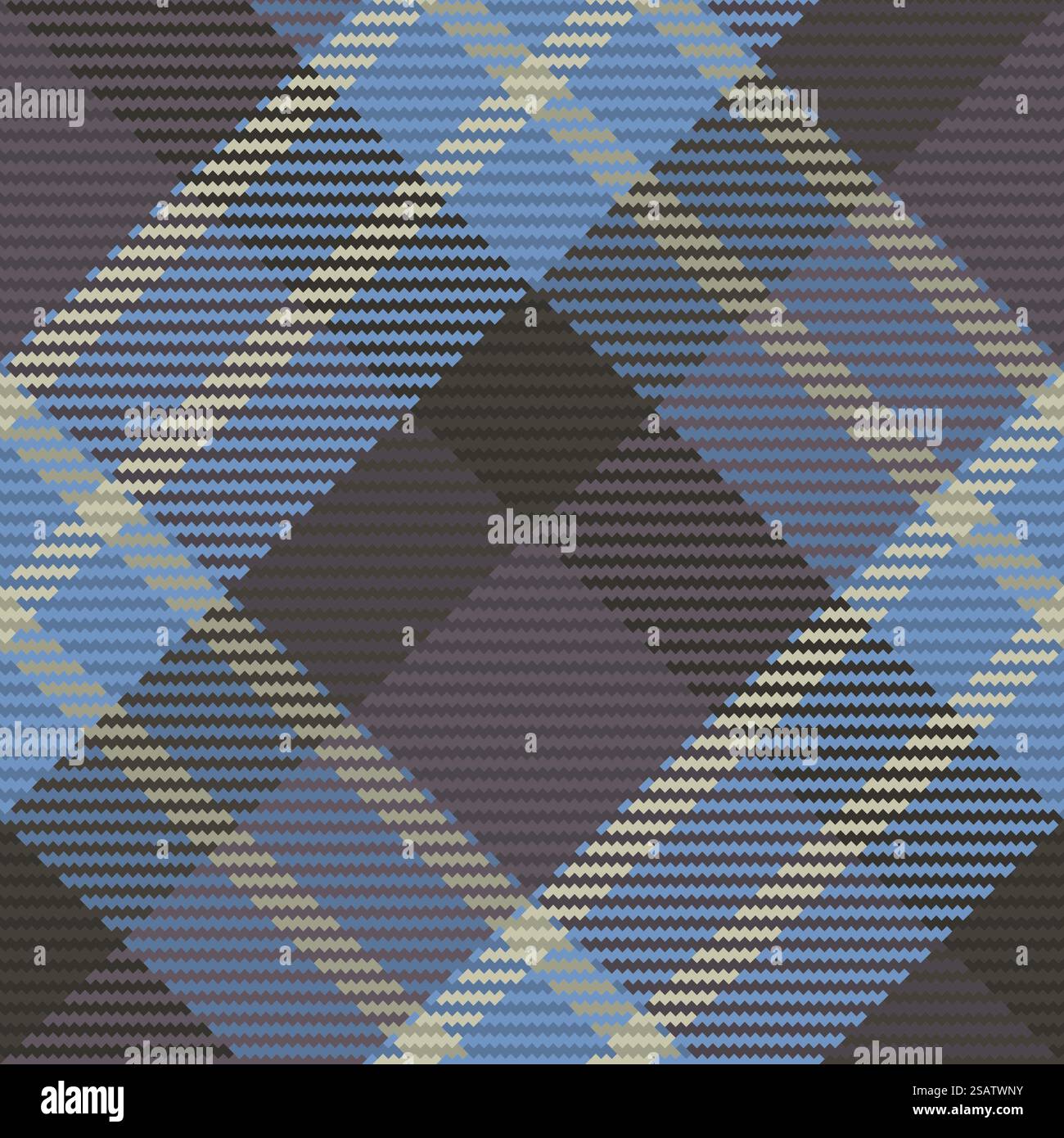 Check plaid seamless fabric texture. Diagonal print textile. Seamless ...