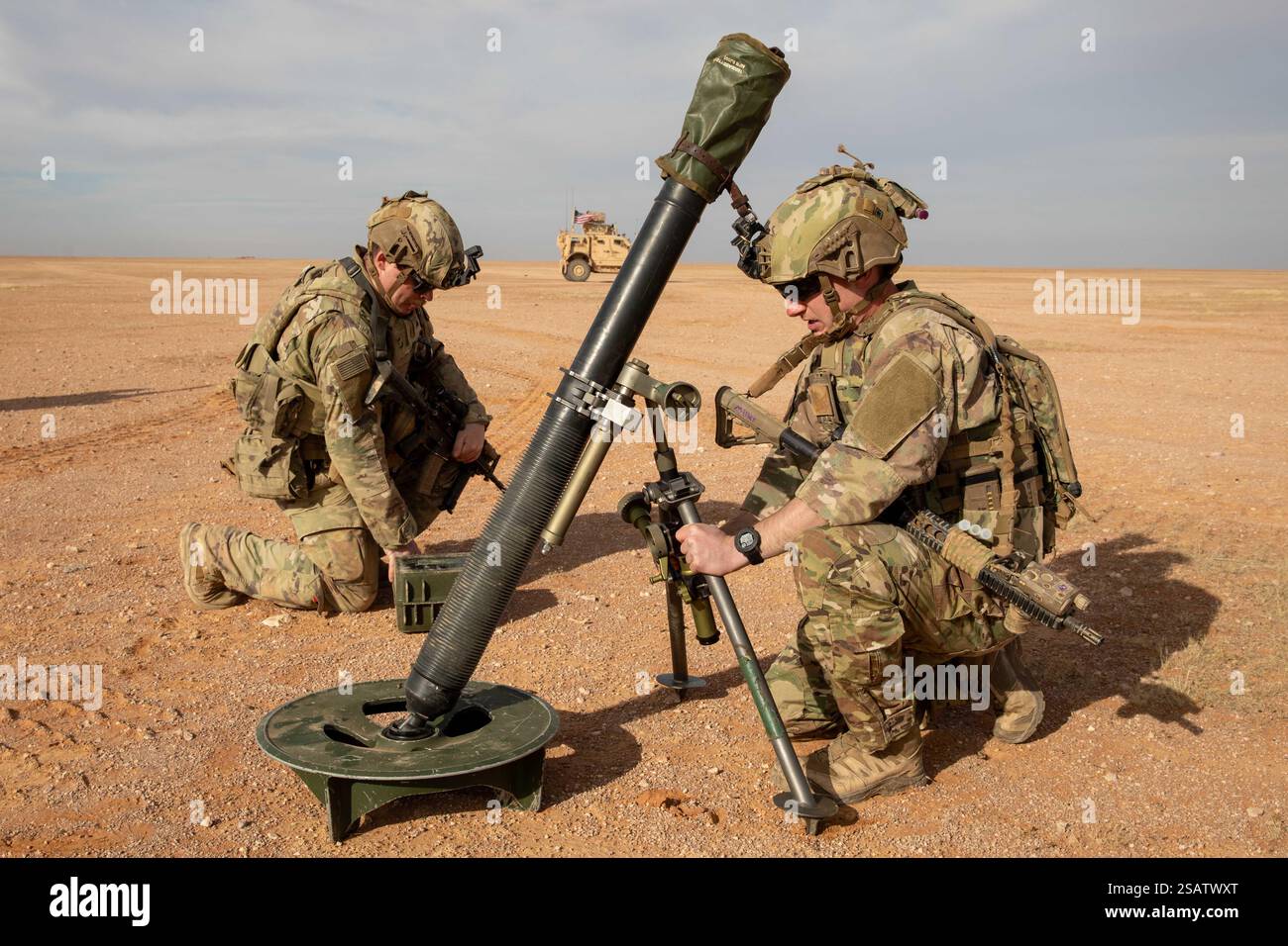 Syria. 23rd Dec, 2024. U.S. Army Soldiers assigned to 4th Platoon ...