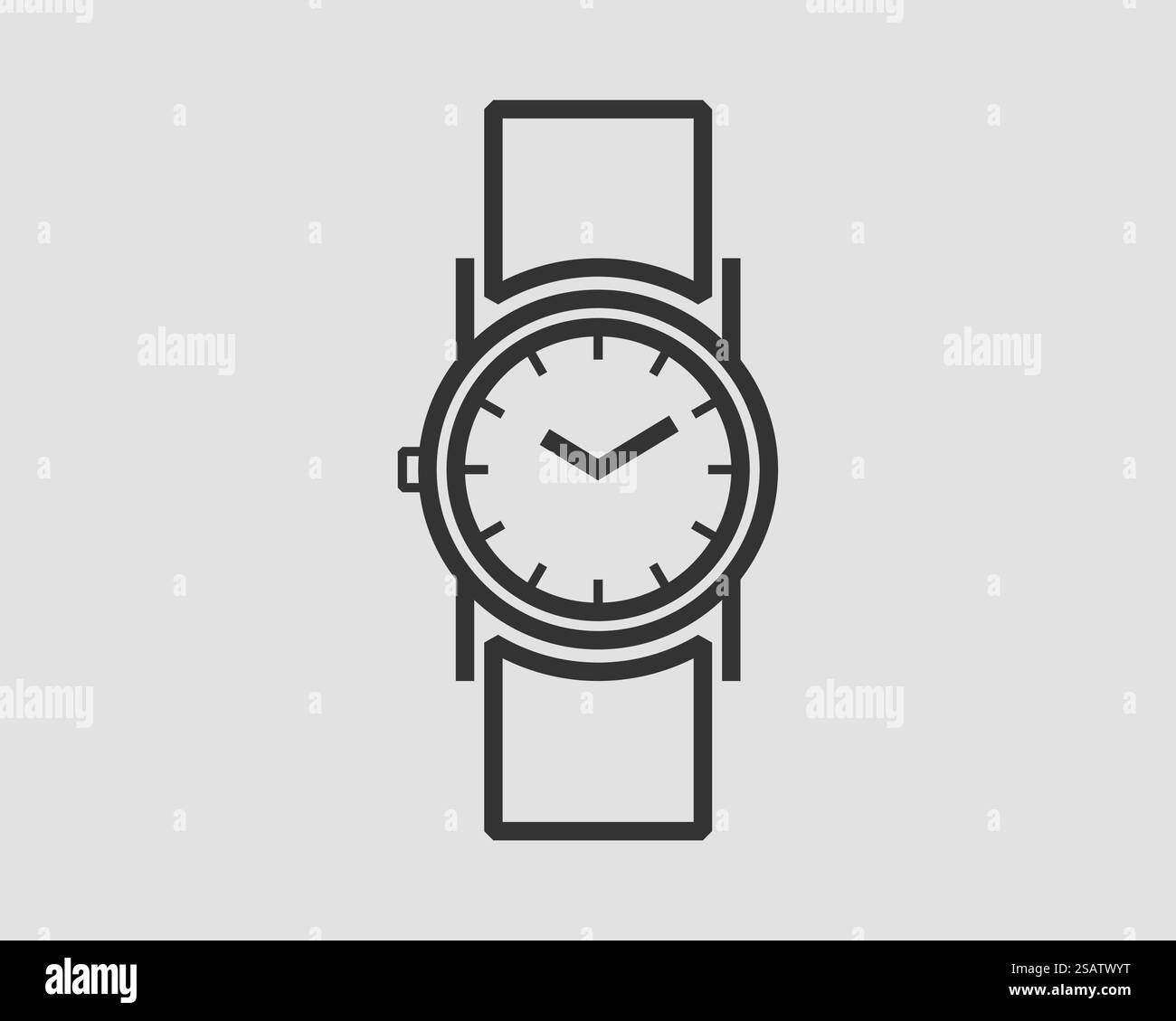 Hand wrist watch icon. Wristwatch vector Stock Vector Image & Art - Alamy