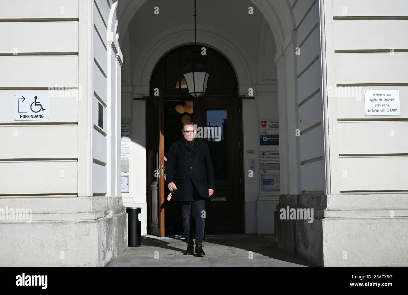 Heinz-Christian Strache on Thursday, January 30, 2025, on the occasion ...