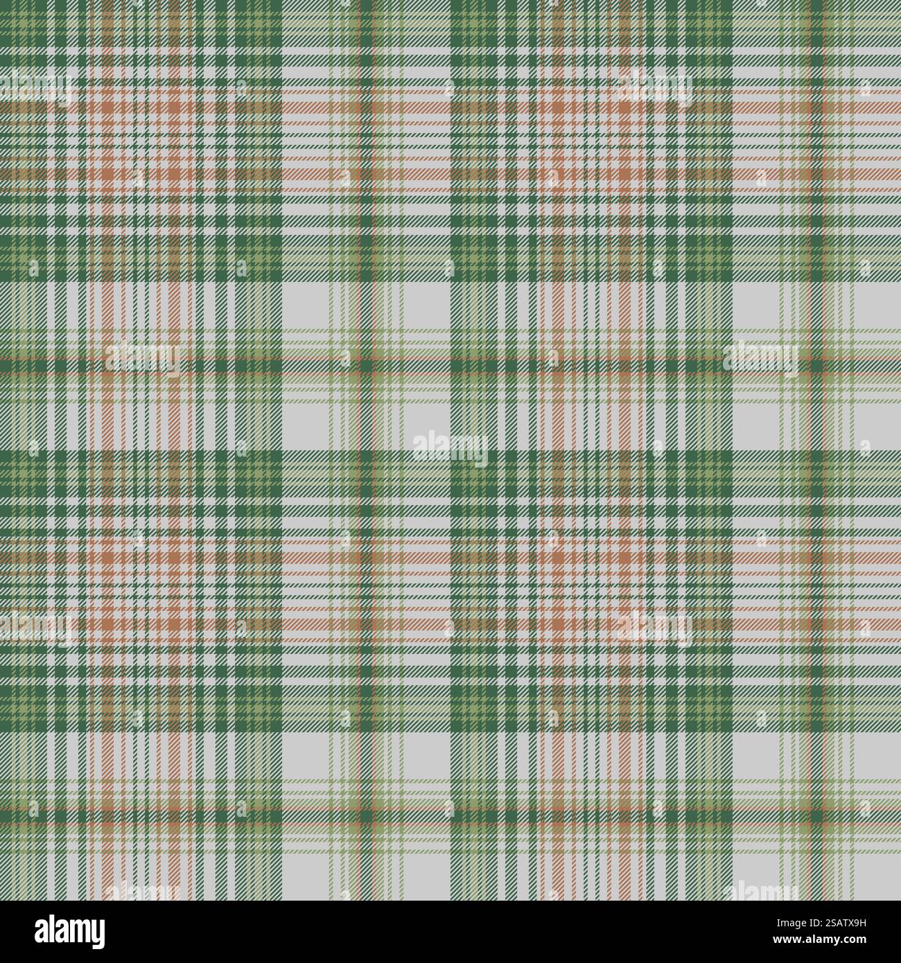 Green gold check plaid seamless fabric texture. Vector illustration ...