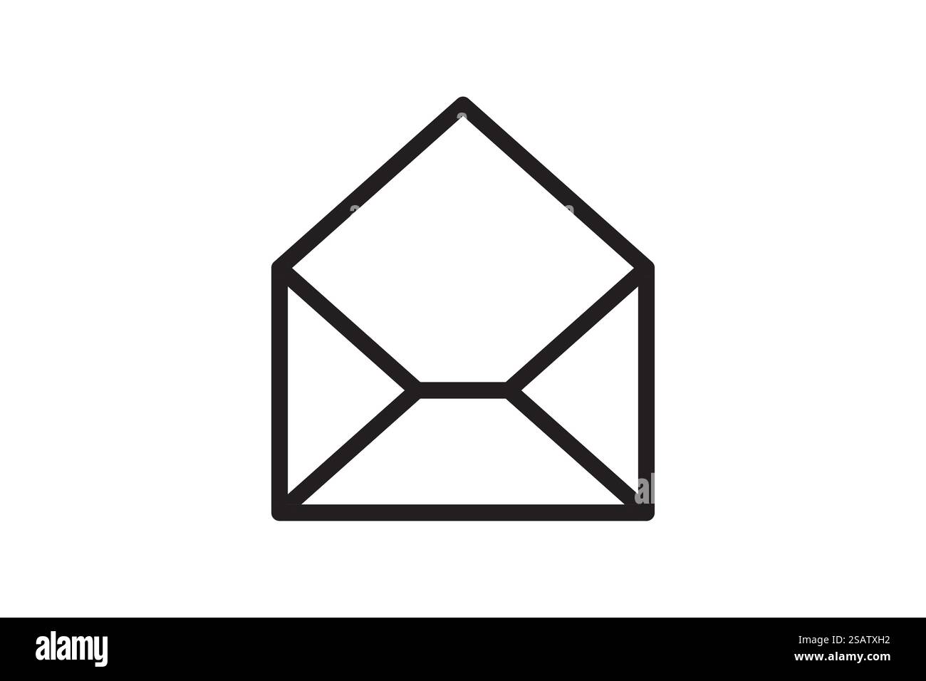 Mail icon vector sign. Letter envelope symbol. Message send to address ...