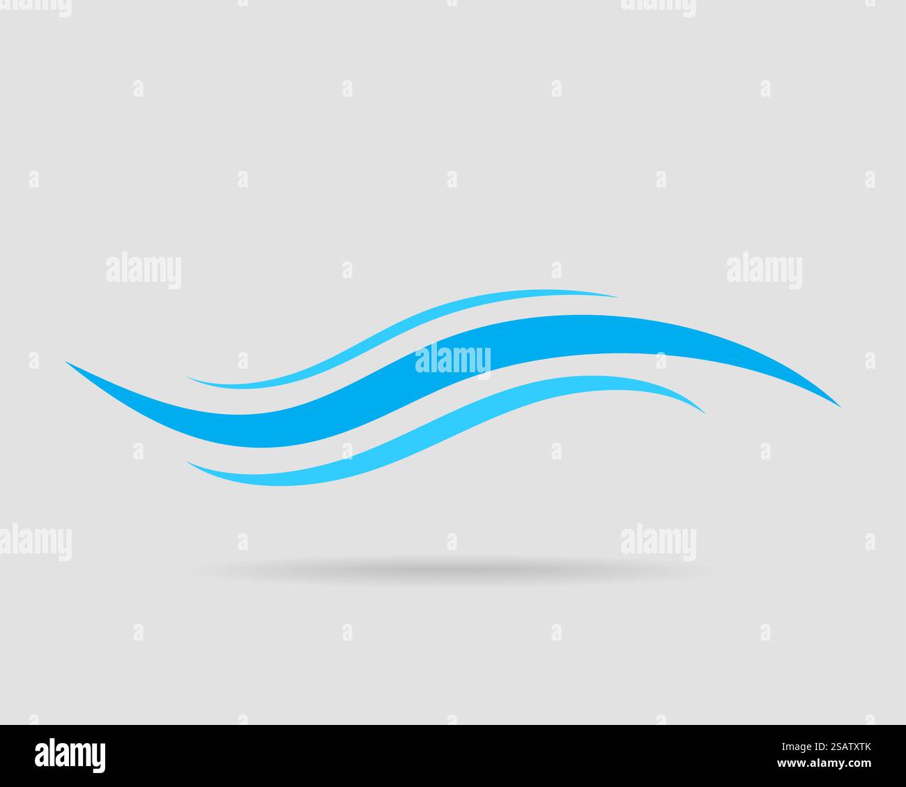 Sea waves icon simple hi-res stock photography and images - Alamy