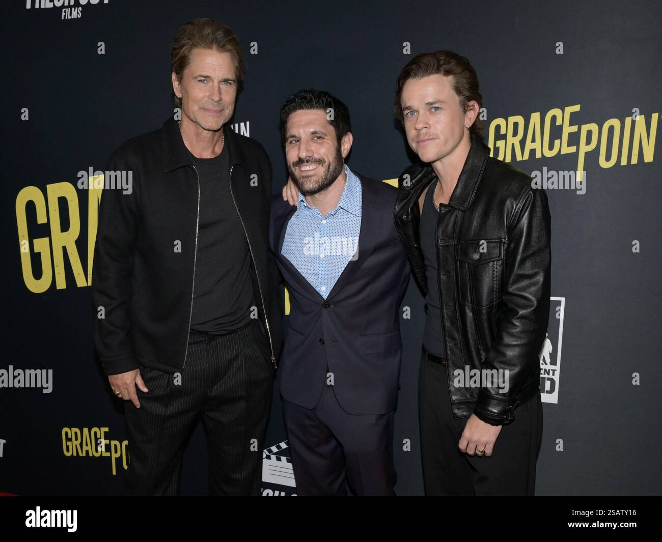 January 30, 2025, Los Angeles, California, USA: Rob Lowe, Rory Karpf ...