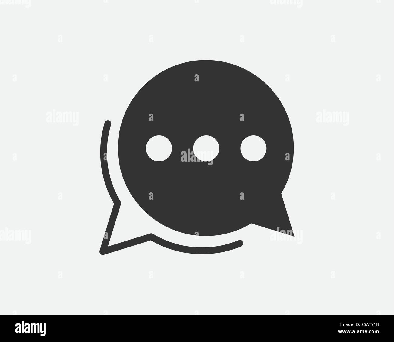 Blank empty speech bubbles Black and White Stock Photos & Images - Alamy