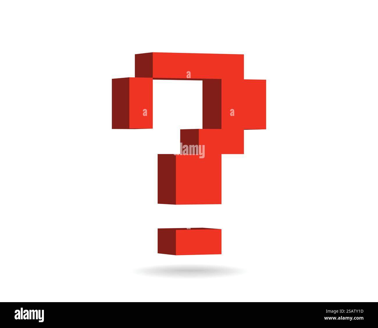 Large question mark. Searching for answer. Vector illustration Stock ...