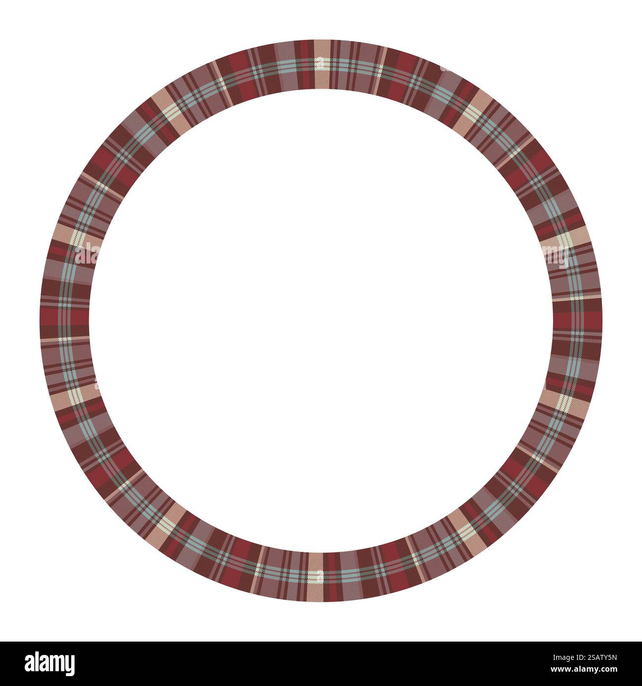 Round frame vector vintage pattern design template. Circle border ...