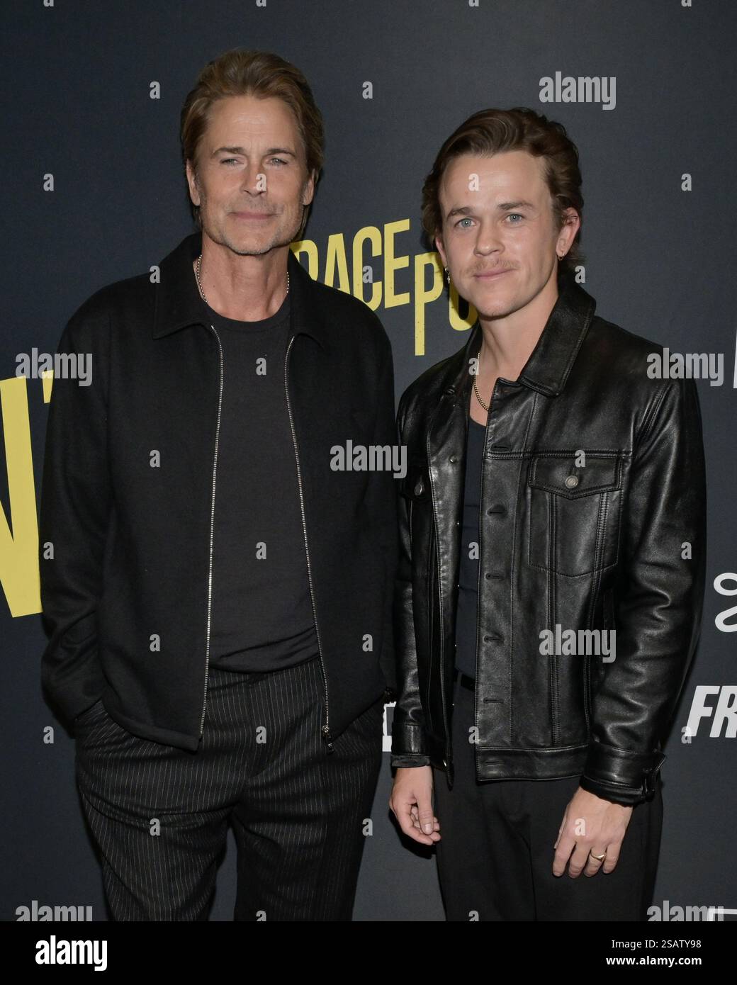 January 30, 2025, Los Angeles, California, USA: Rob Lowe and John Owen ...