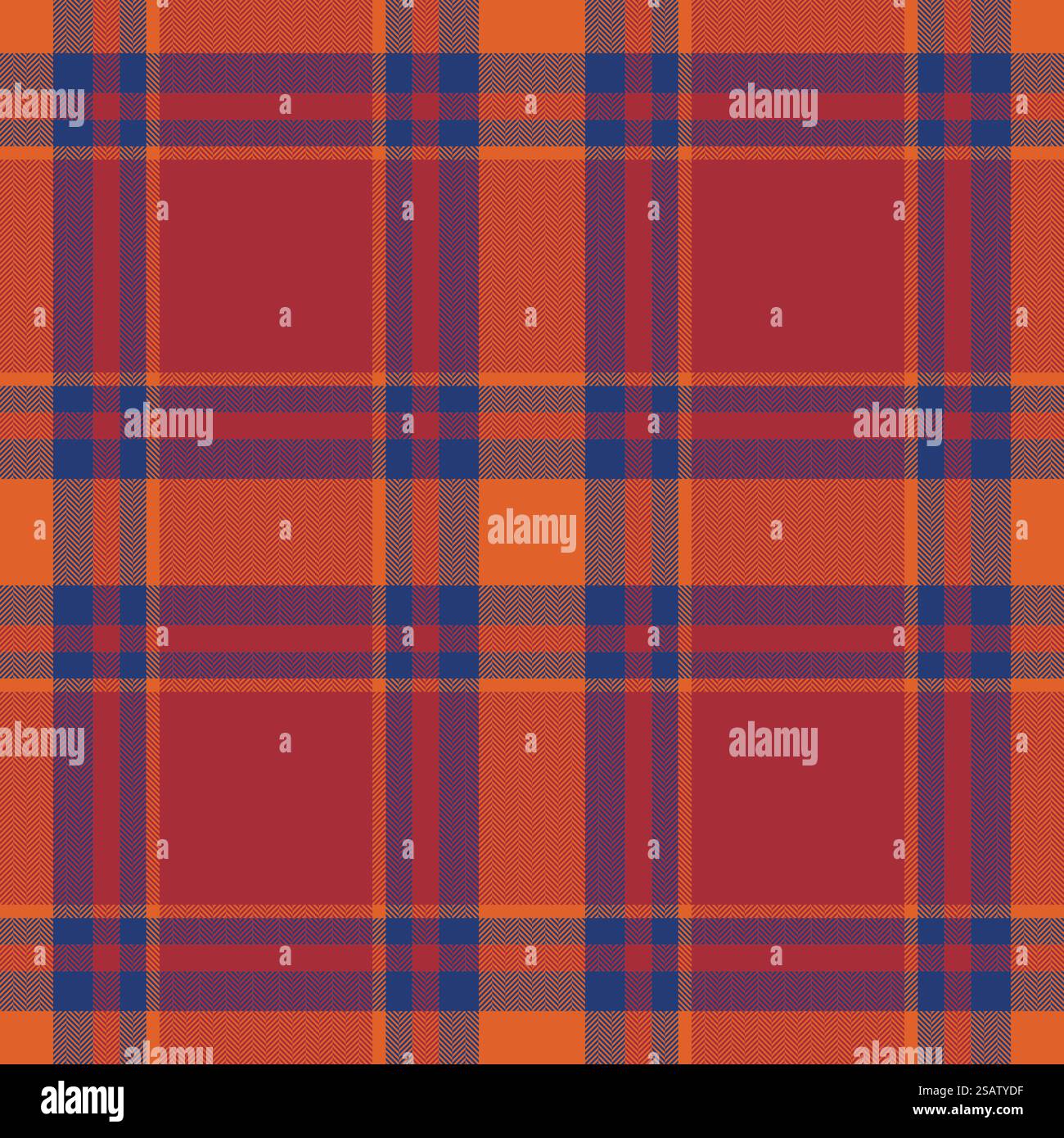 Plaid seamless pattern in red. Check fabric texture. Vector textile ...