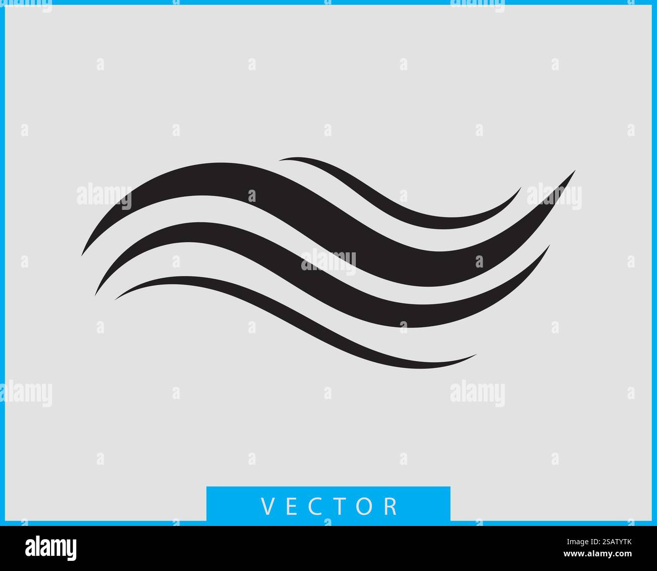 Ocean water waves icon hi-res stock photography and images - Alamy