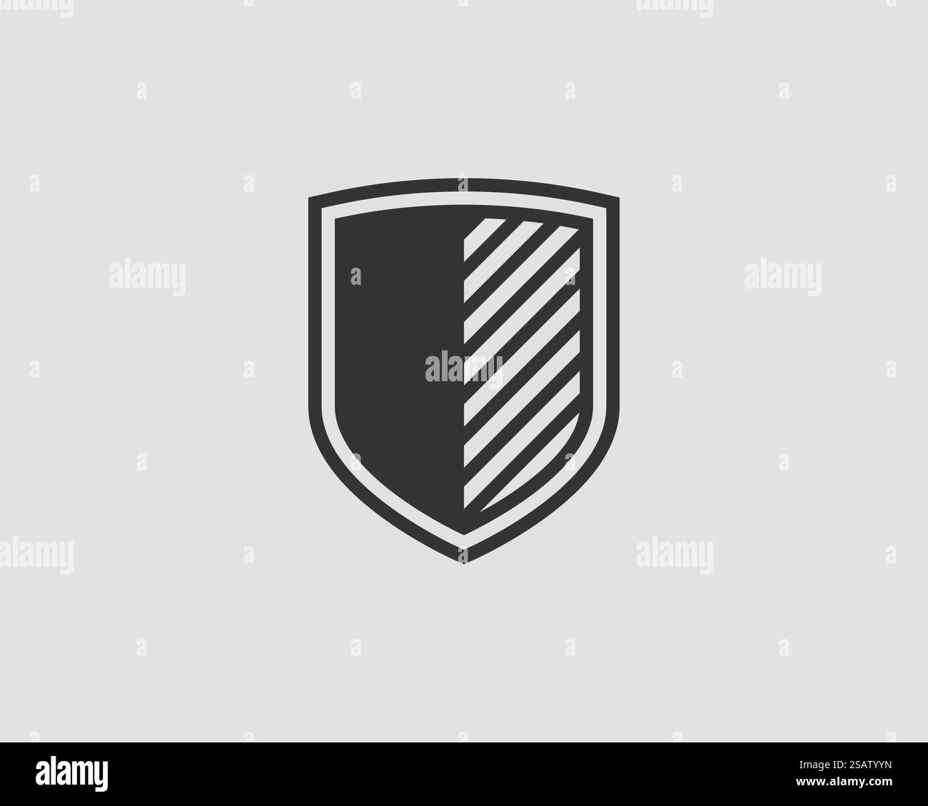 Shield icon vector. Safe and protect logo Stock Vector Image & Art - Alamy