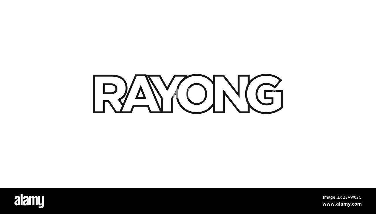 Rayong in the Thailand emblem for print and web. Design features ...