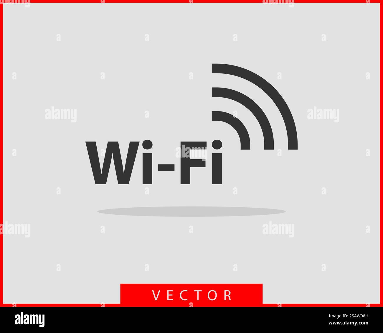 Free wi fi icon. Connection zone wifi vector symbol. Radio waves signal Stock Vector Image & Art ...