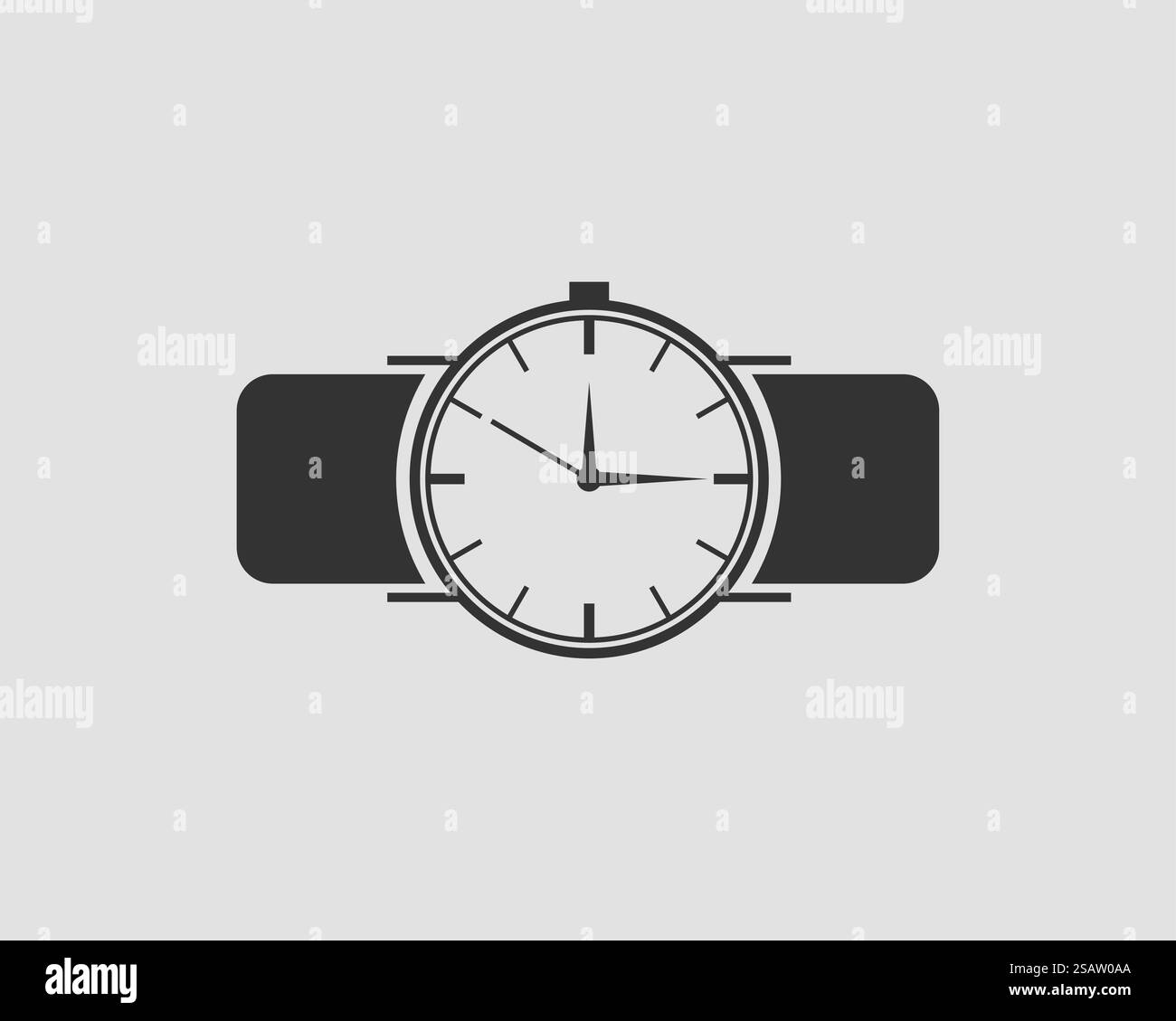 Hand wrist watch icon. Wristwatch vector Stock Vector Image & Art - Alamy