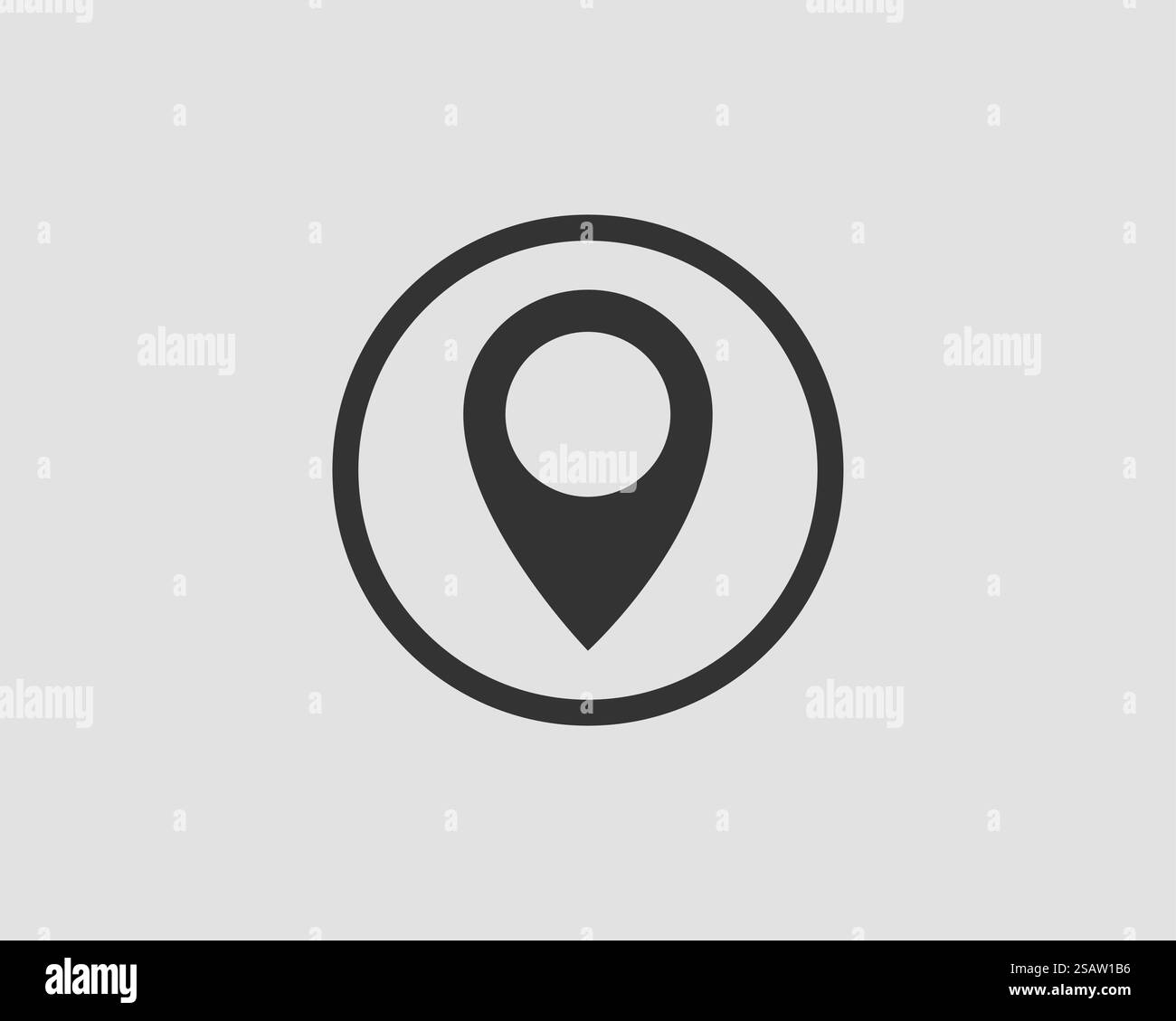 Map Icons Marker Pointer Pin Location Vector Icon Gps Navigation Symbol Stock Vector Image