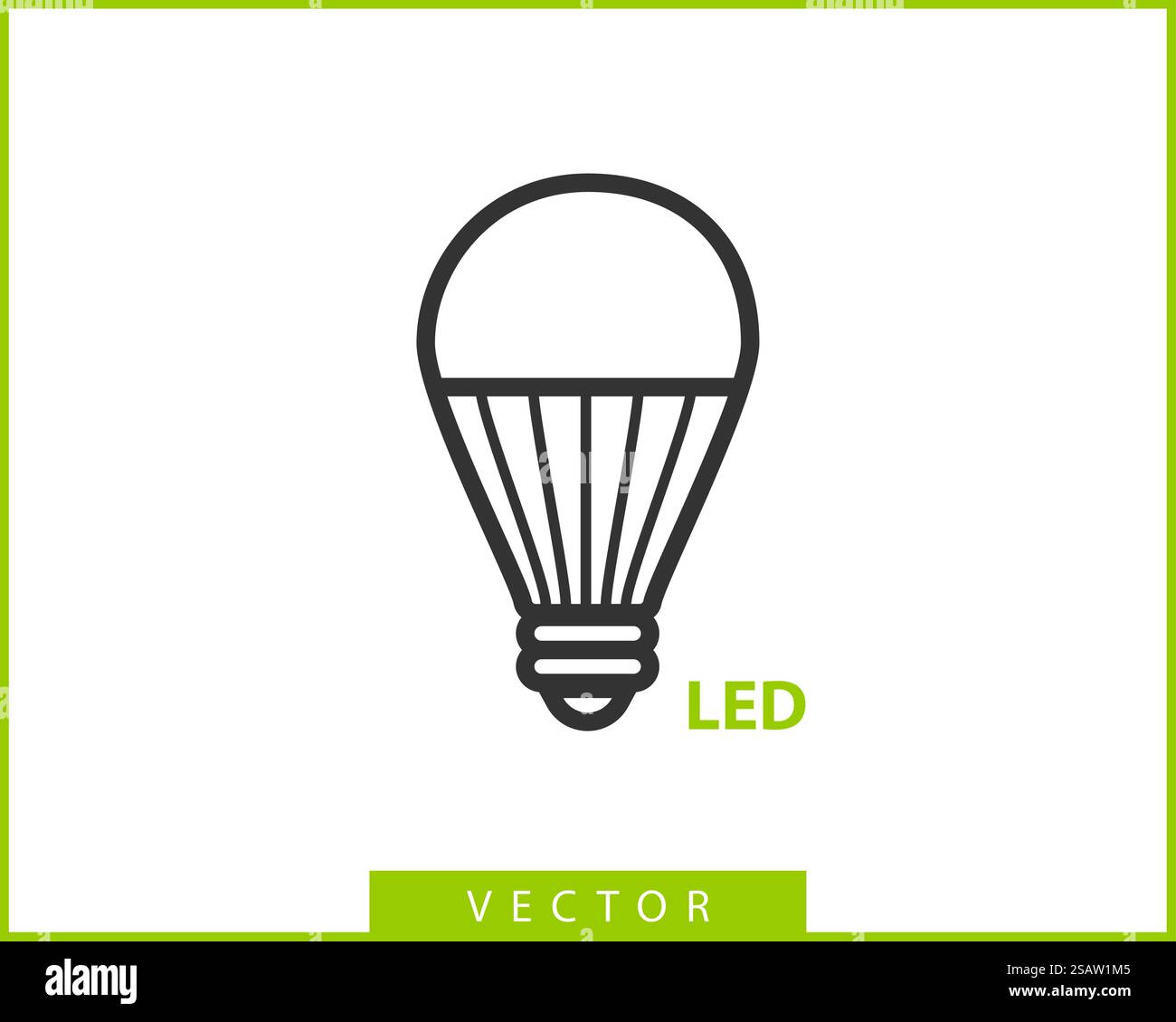 Light bulb icon vector. Llightbulb idea logo concept. Lamp electricity ...