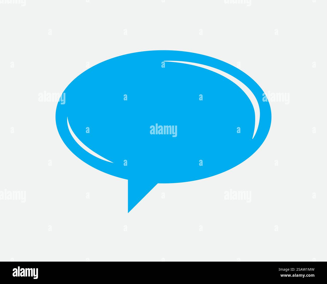 Talk bubble speech icon. Blank empty bubbles vector design elements ...